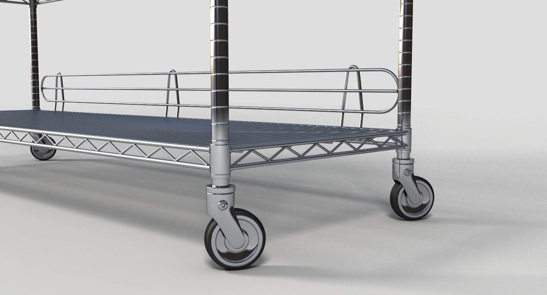 3D Model Commercial Kitchen Shelving - TurboSquid 1365599