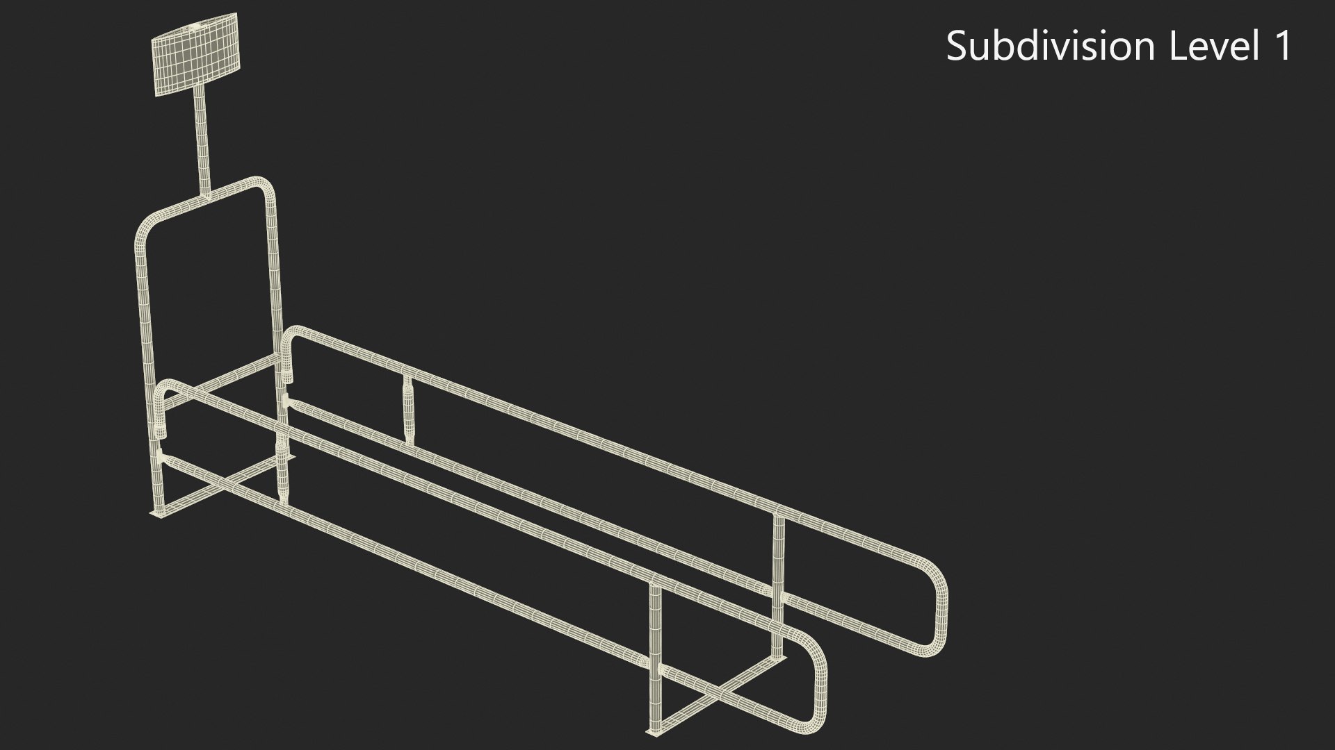 Shopping Cart Return Station Model - TurboSquid 2028912