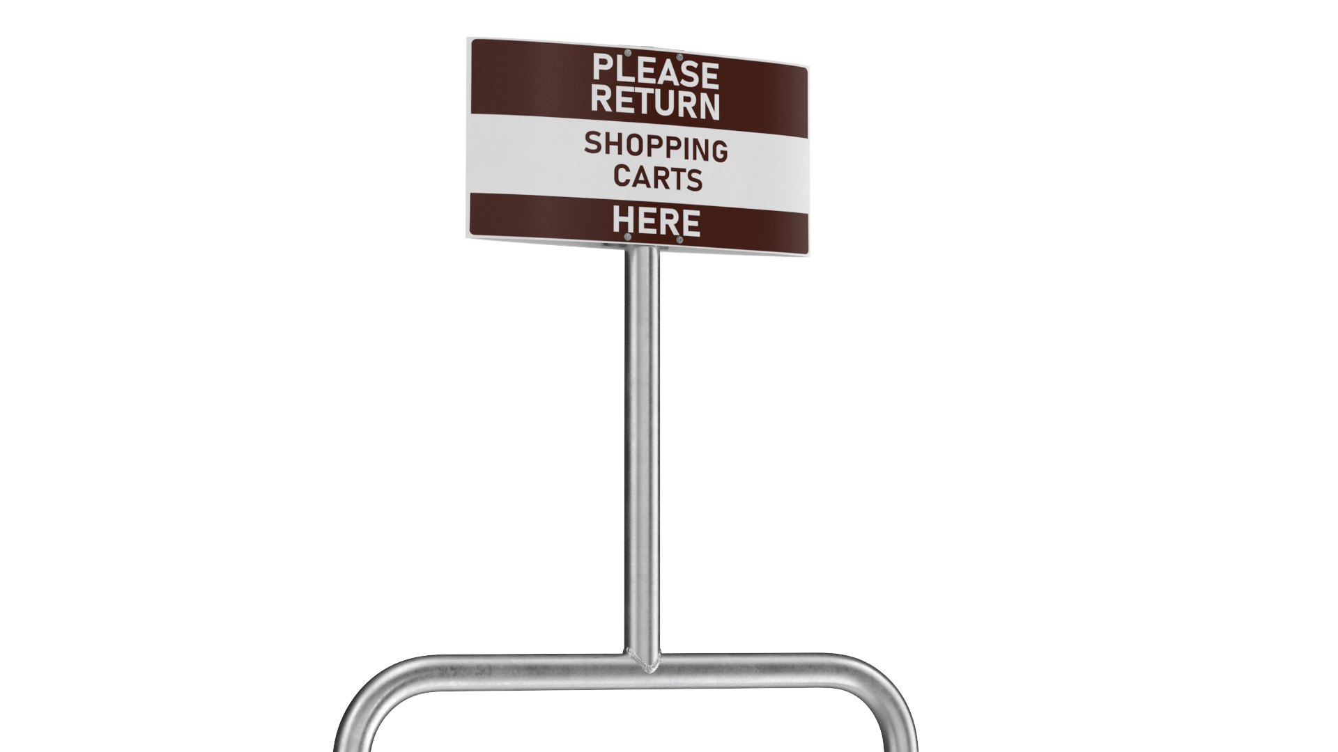 Shopping Cart Return Station Model - TurboSquid 2028912