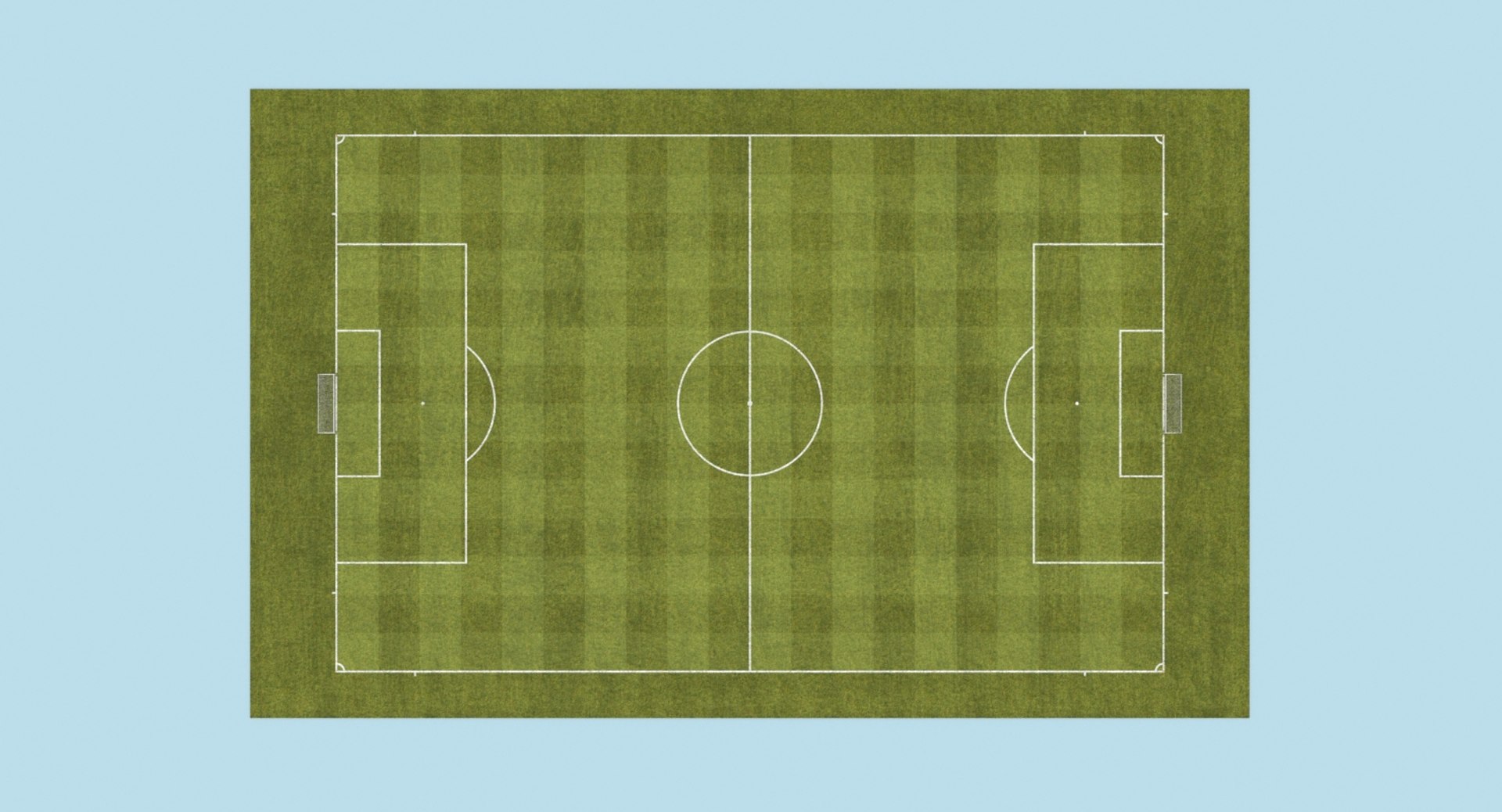 3D Soccer-field Model - TurboSquid 1317200