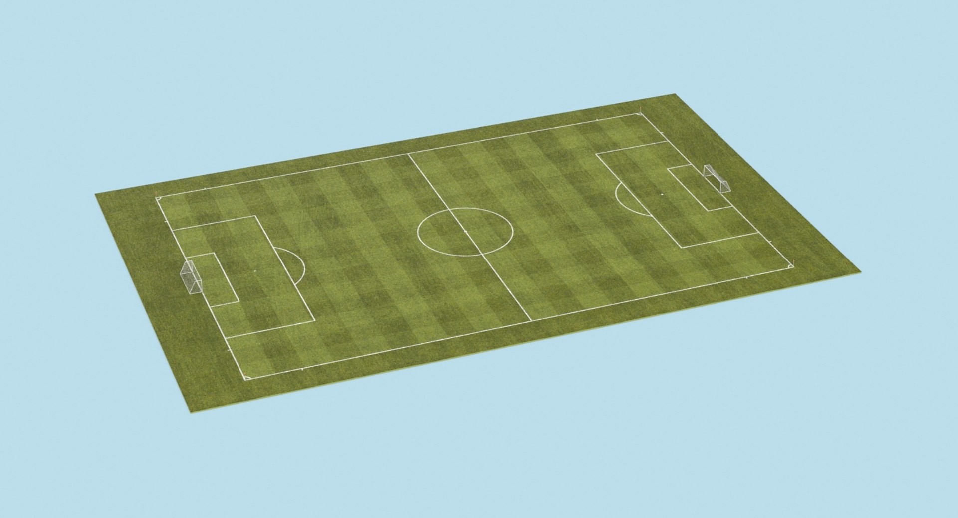3D Soccer-field Model - TurboSquid 1317200