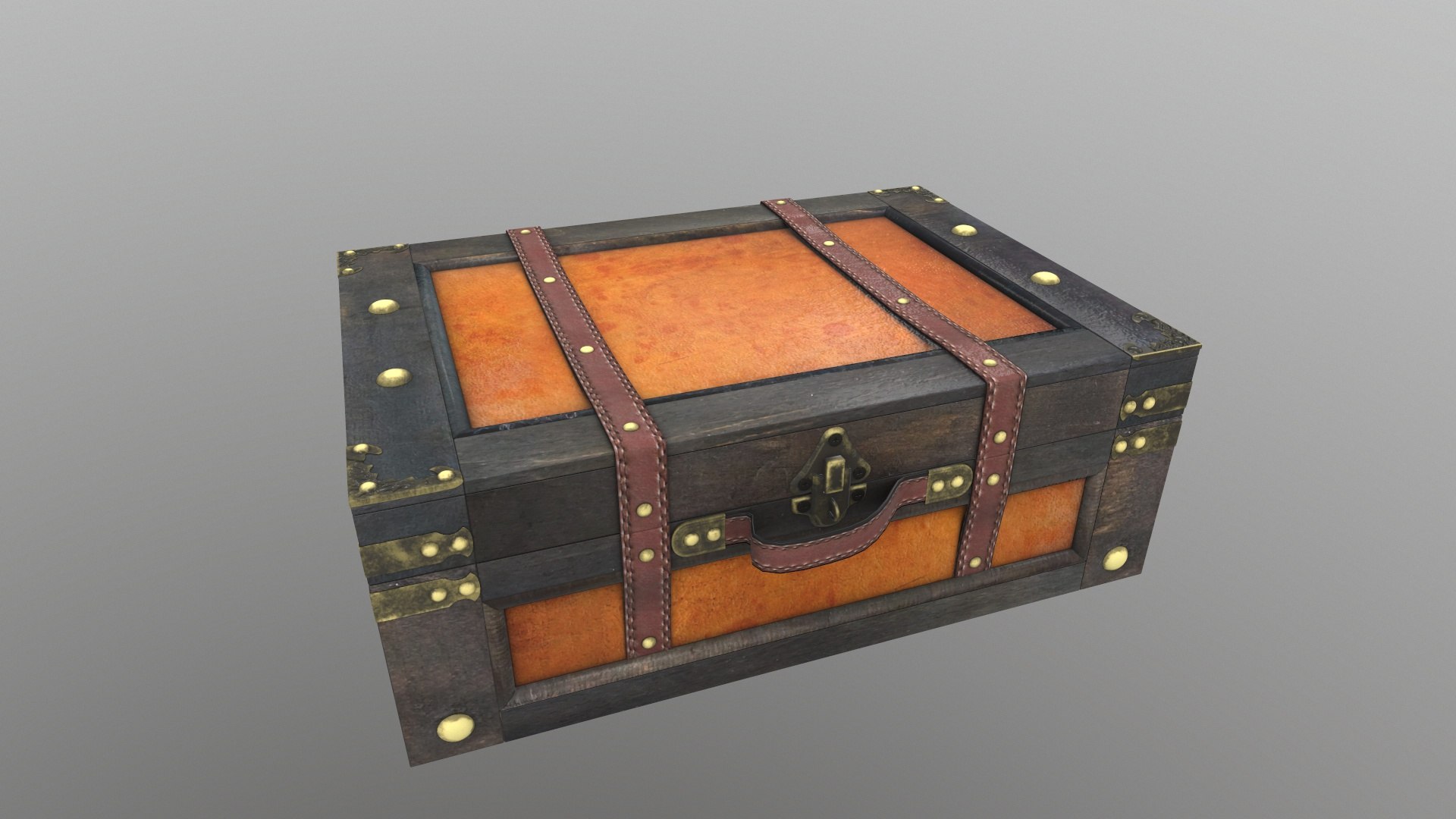 3D Suitcase Old Style - TurboSquid 1957430