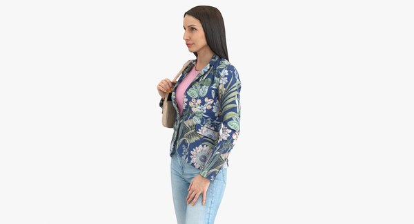 3D Luna Casual Spring Idle Pose 01 model - TurboSquid 1785369