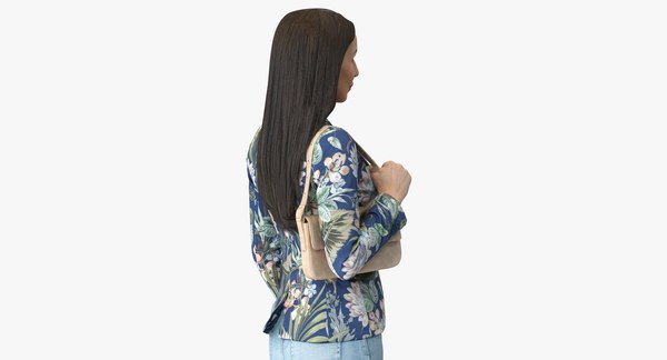 3D Luna Casual Spring Idle Pose 01 model - TurboSquid 1785369