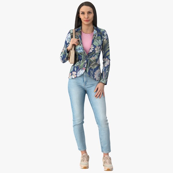 3D Luna Casual Spring Idle Pose 01 model - TurboSquid 1785369