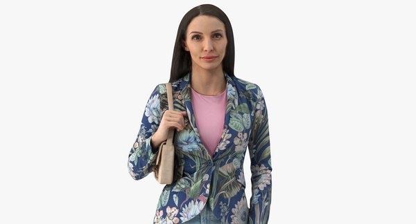 3D Luna Casual Spring Idle Pose 01 model - TurboSquid 1785369