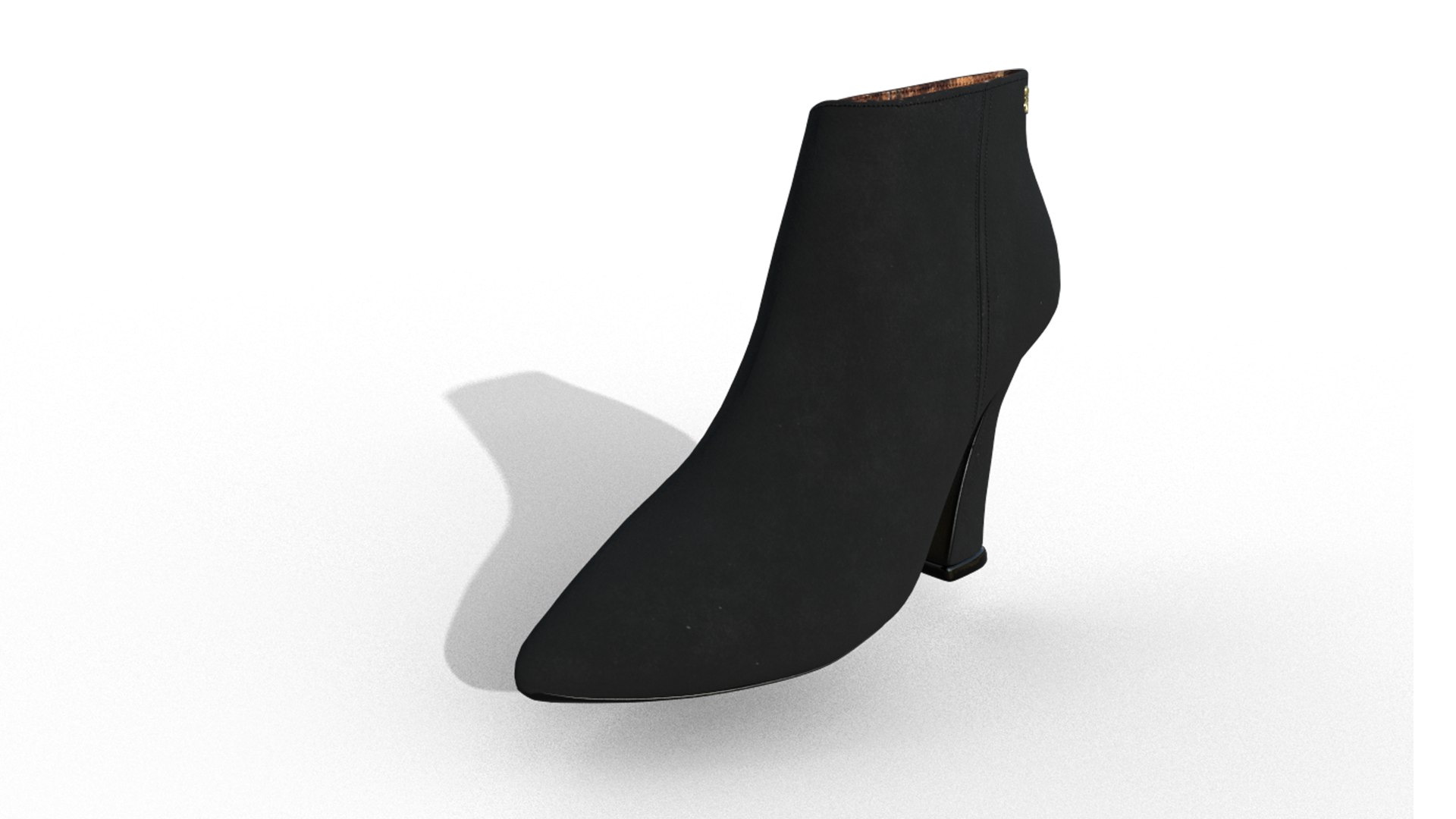 3D Pointed Toe Ankle Boot Model - TurboSquid 2411942