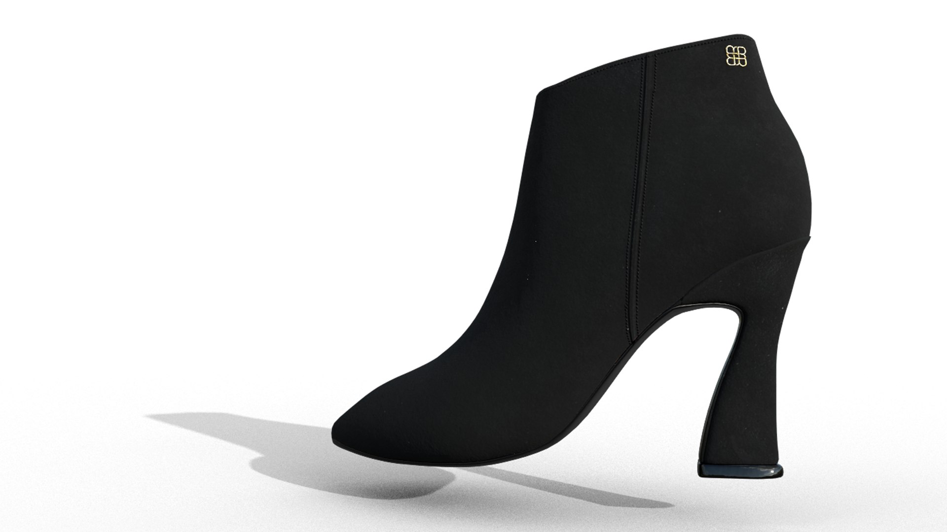 3D Pointed Toe Ankle Boot Model - TurboSquid 2411942