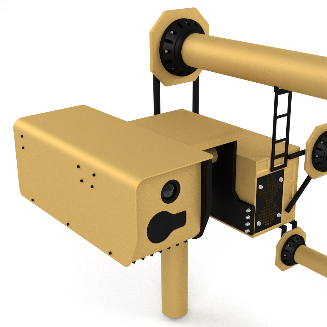 drone defense 3d model