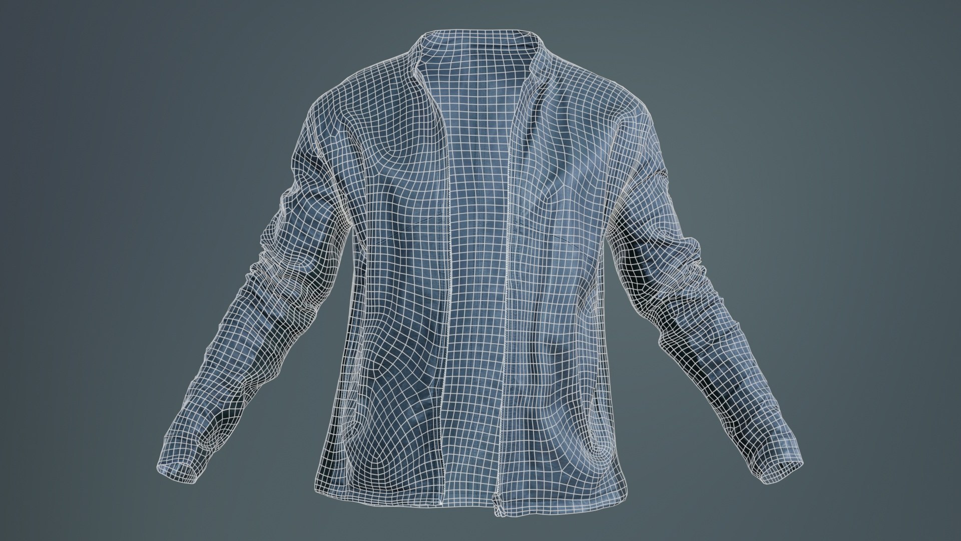 Leather Jacket Open Remastered Model - TurboSquid 2360712