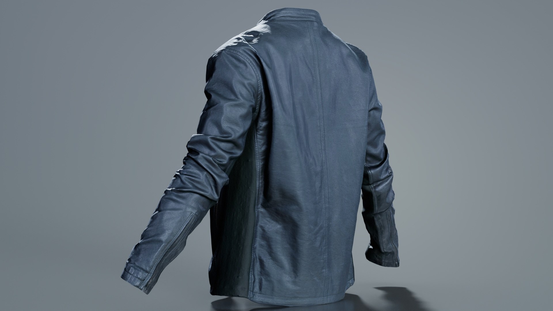 Leather Jacket Open Remastered Model - TurboSquid 2360712