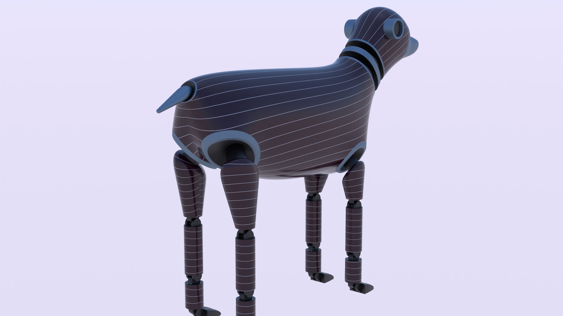 3D Robotic Dog VI PBR Model - TurboSquid 2279613