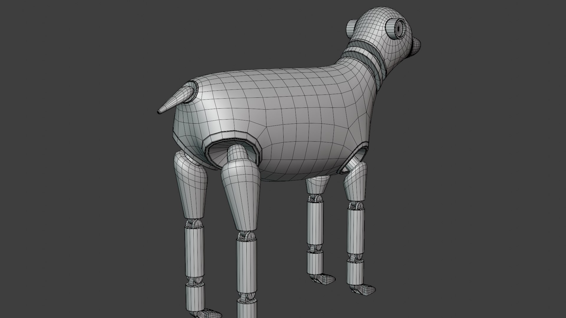 3D Robotic Dog VI PBR Model - TurboSquid 2279613