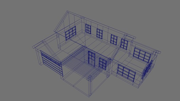 House suburban model - TurboSquid 1684208