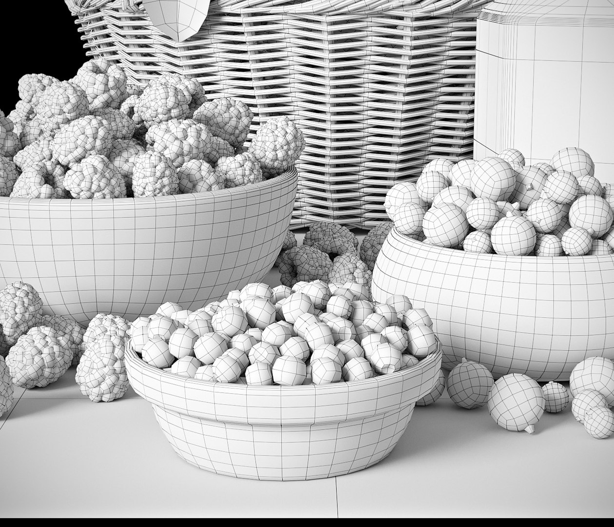 Set Berries 3D Model - TurboSquid 1196307