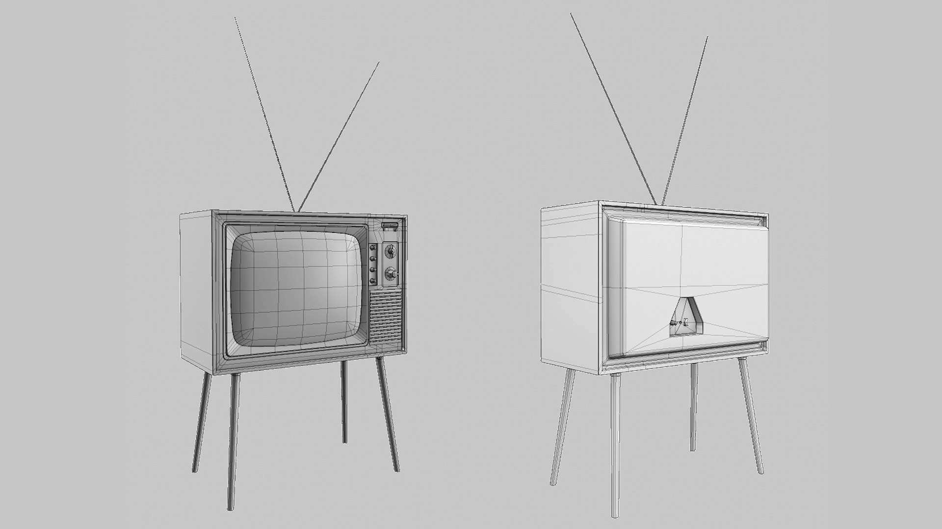 3D Television set - TurboSquid 2165105