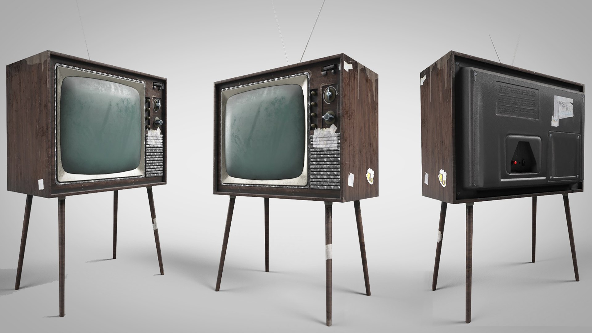 3D Television set - TurboSquid 2165105