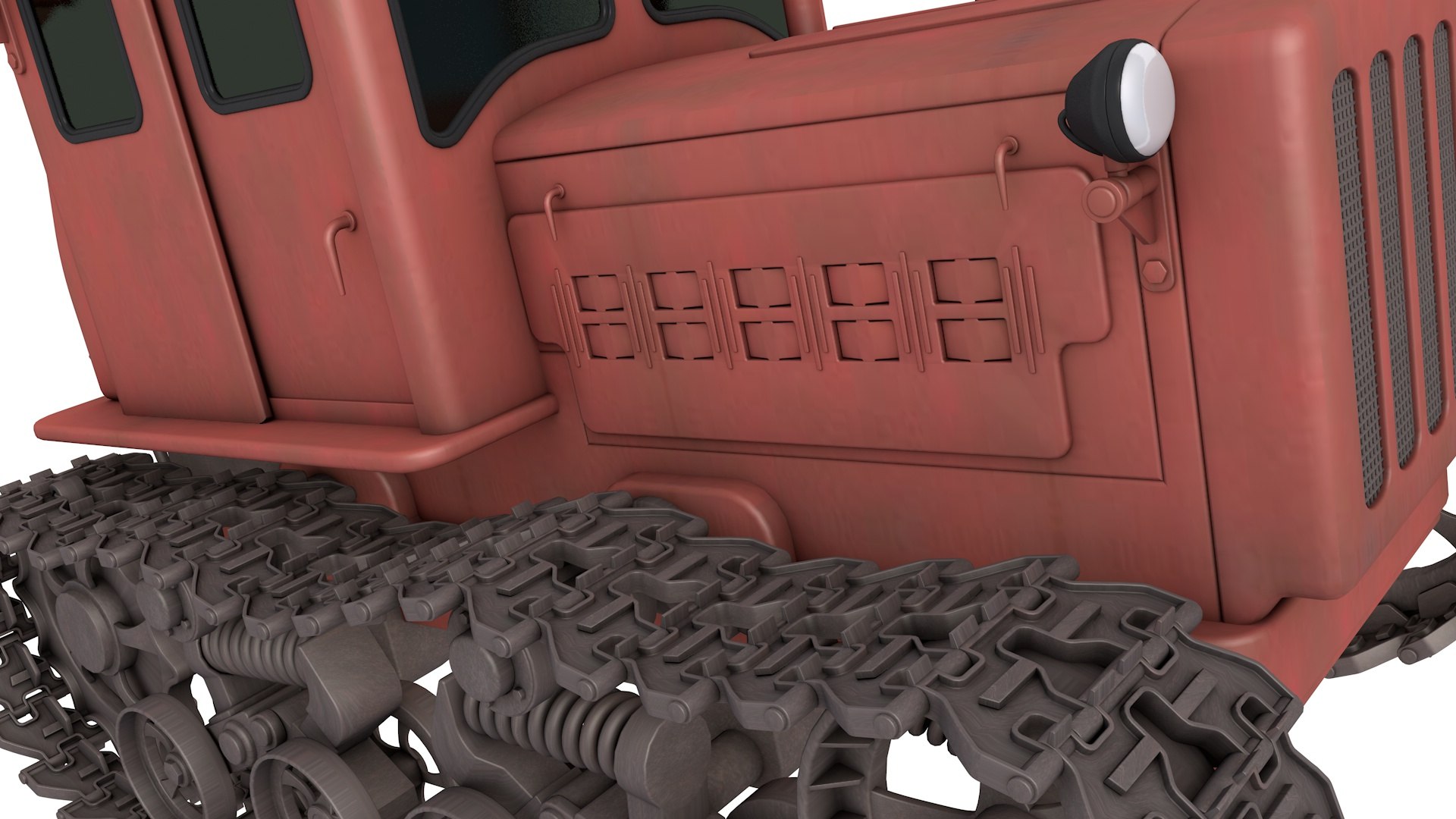 Soviet Crawler Tractor DT54 3D Model - TurboSquid 2234238