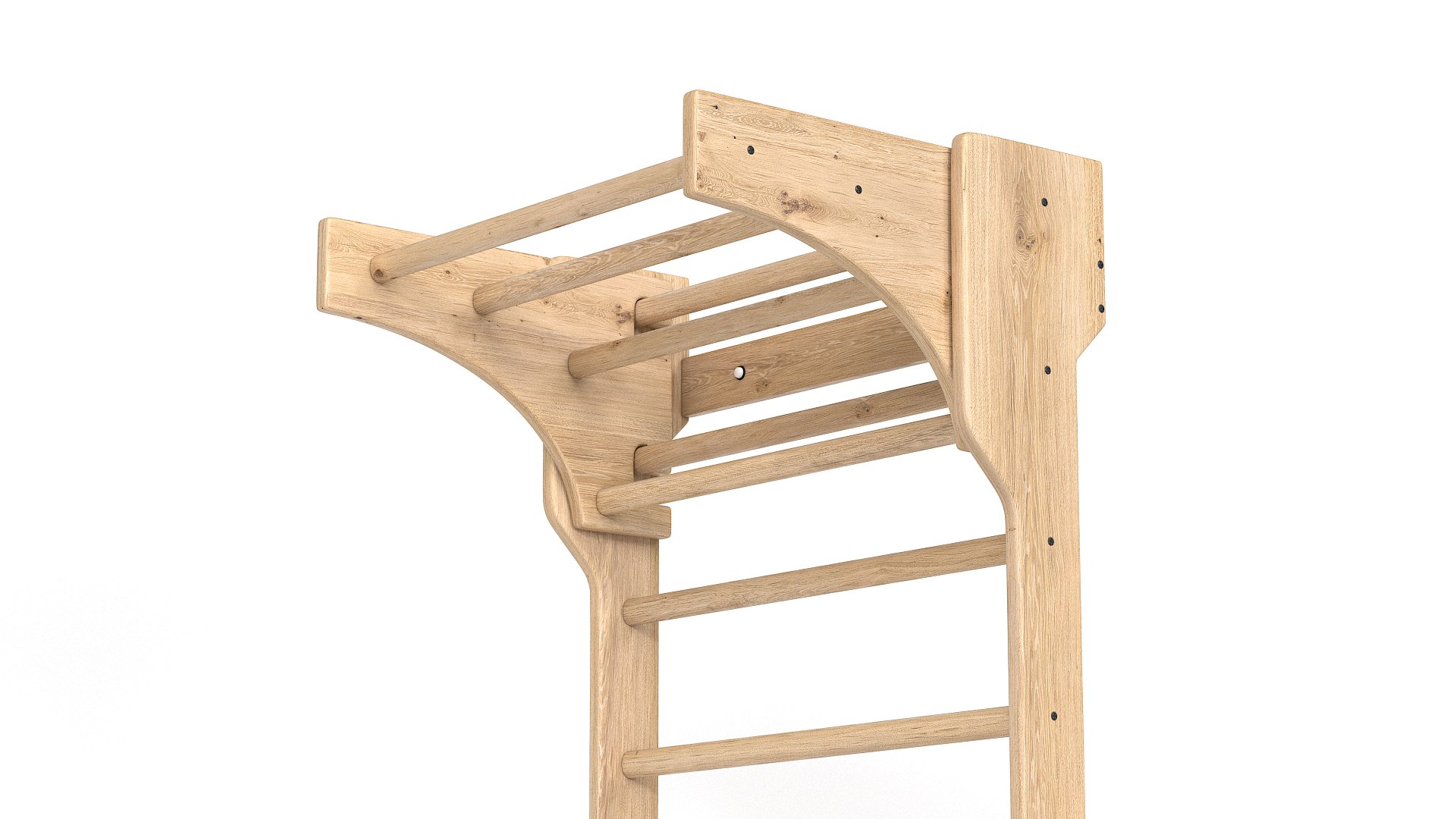 Swedish Ladder - Wooden 3D - TurboSquid 2228280