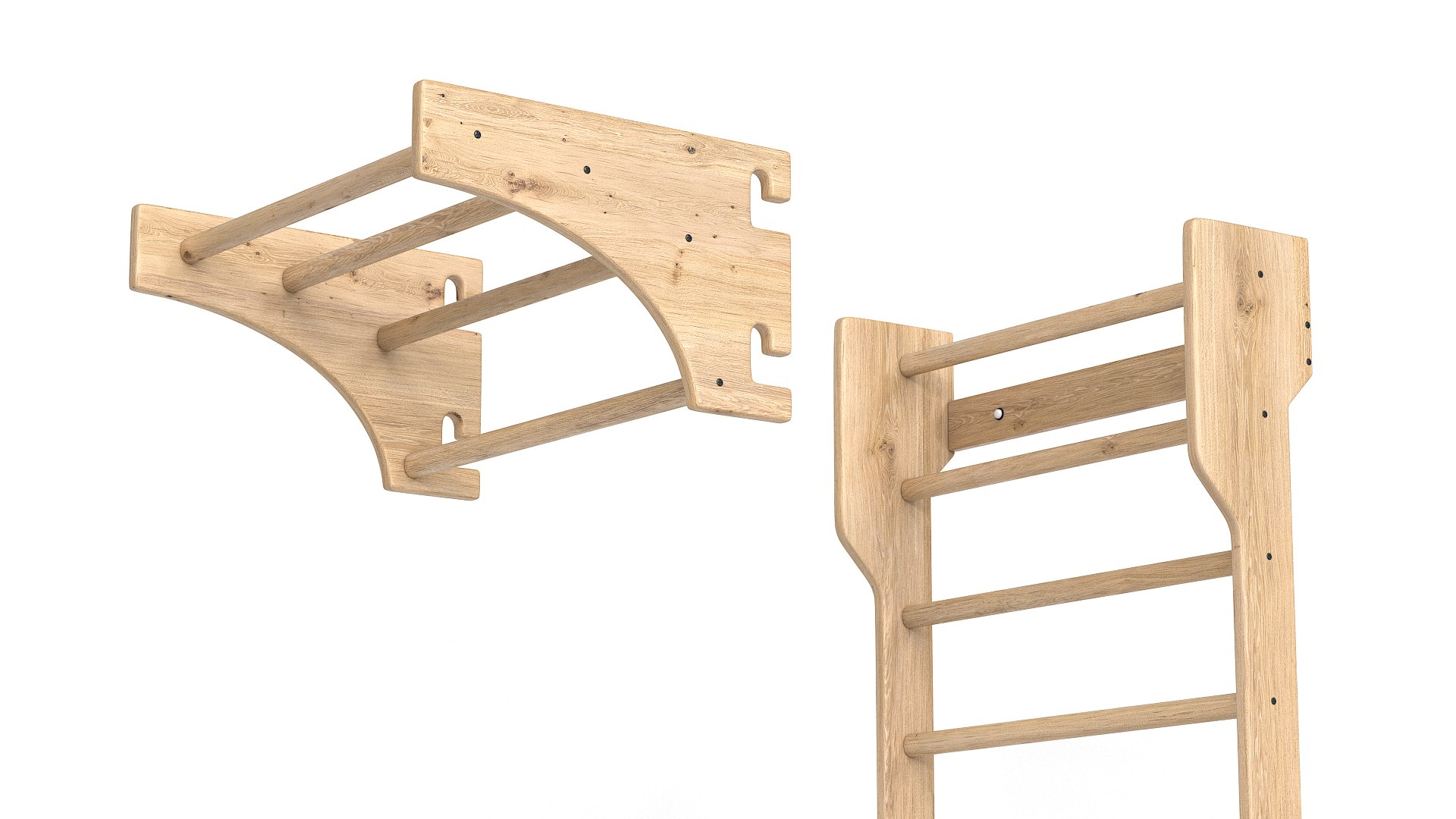Swedish Ladder - Wooden 3D - TurboSquid 2228280