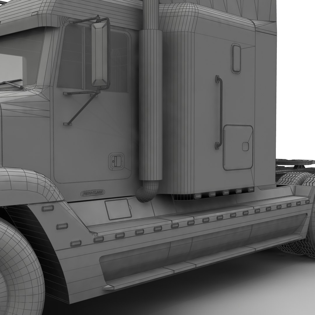 3d Truck Freightliner Model