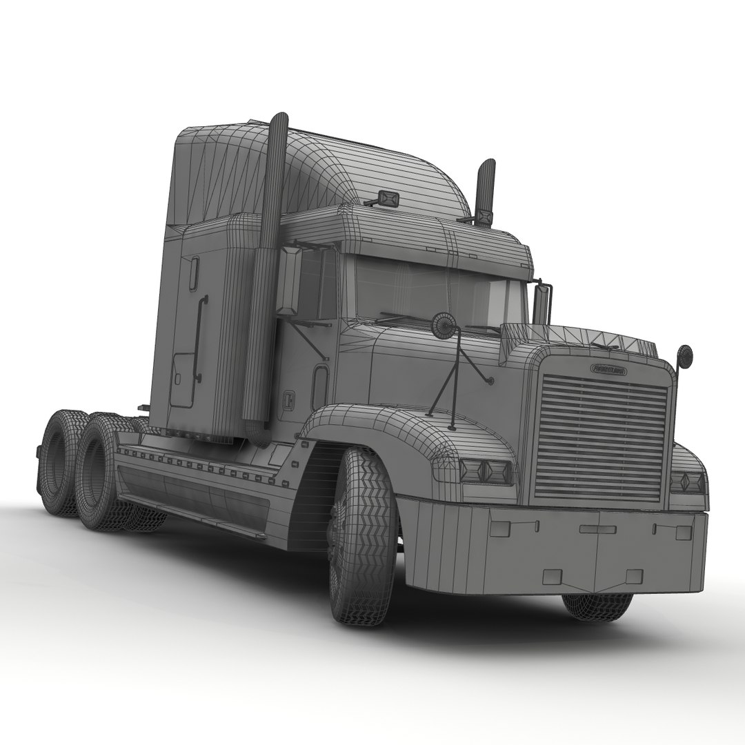 3d Truck Freightliner Model