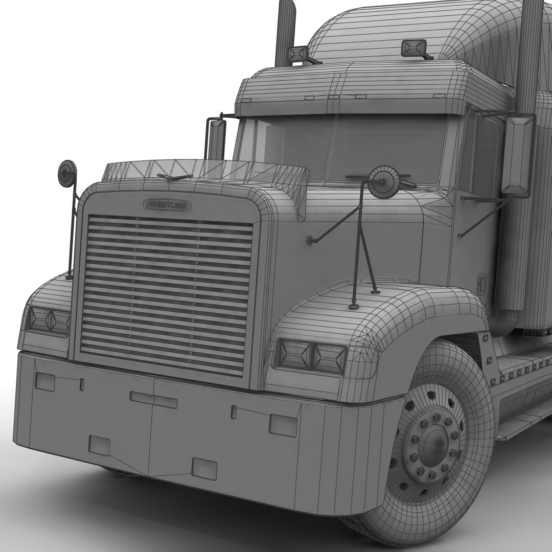 3d Truck Freightliner Model