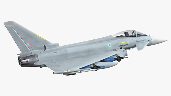 modelo 3d Caza polivalente Eurofighter Typhoon preparado para Cinema 4D ...