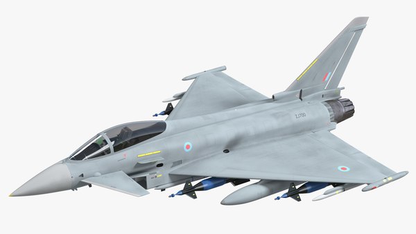 modelo 3d Caza polivalente Eurofighter Typhoon preparado para Cinema 4D ...