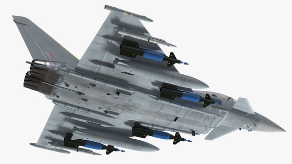 modelo 3d Caza polivalente Eurofighter Typhoon preparado para Cinema 4D ...
