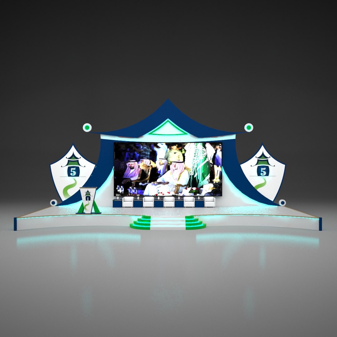 Stage Chinese Event Design 3D - TurboSquid 1153305