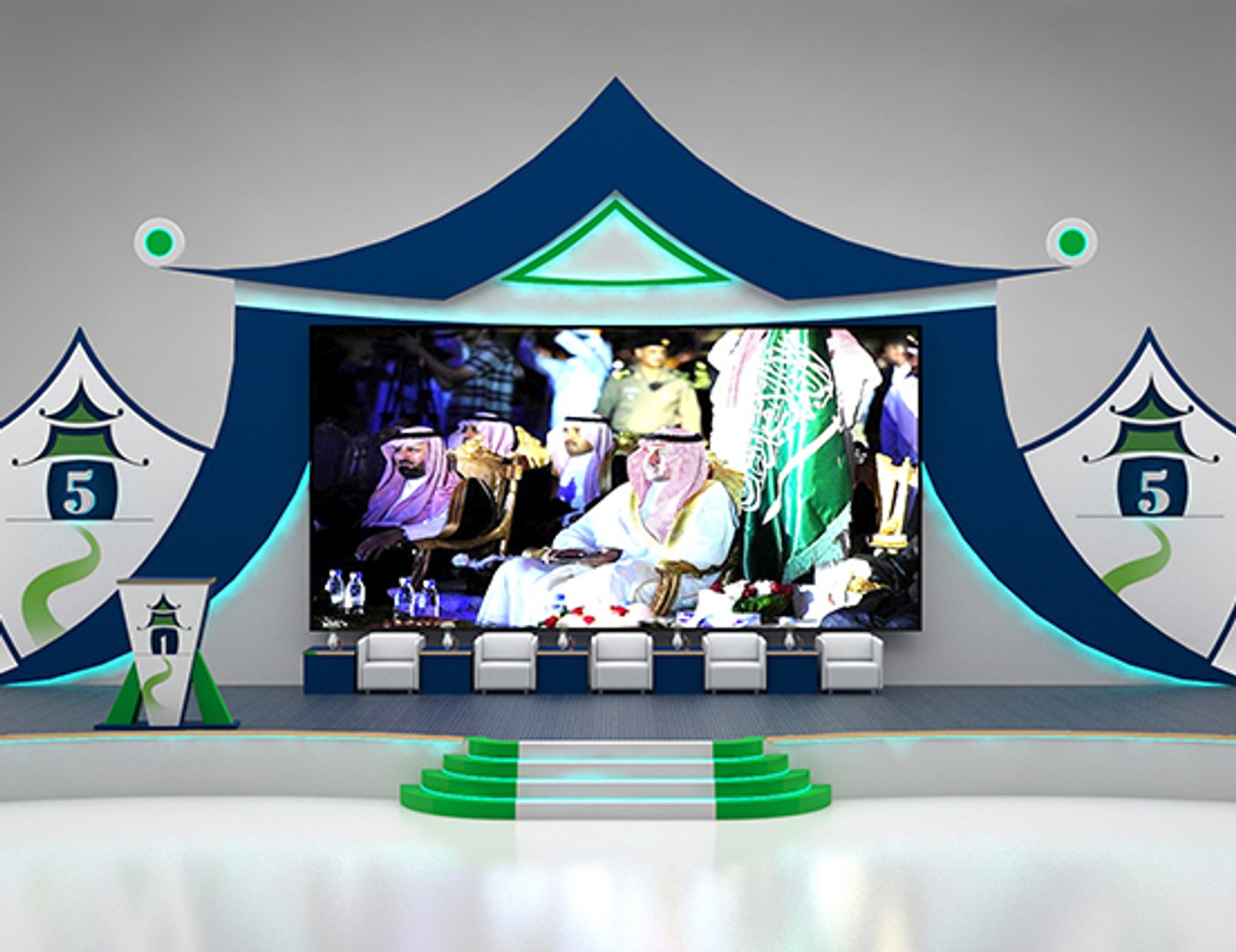 Stage Chinese Event Design 3D - TurboSquid 1153305