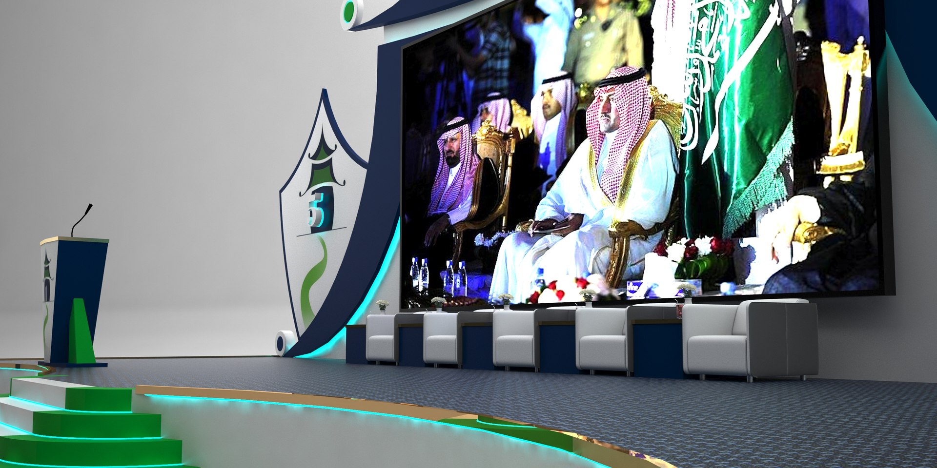 Stage Chinese Event Design 3D - TurboSquid 1153305