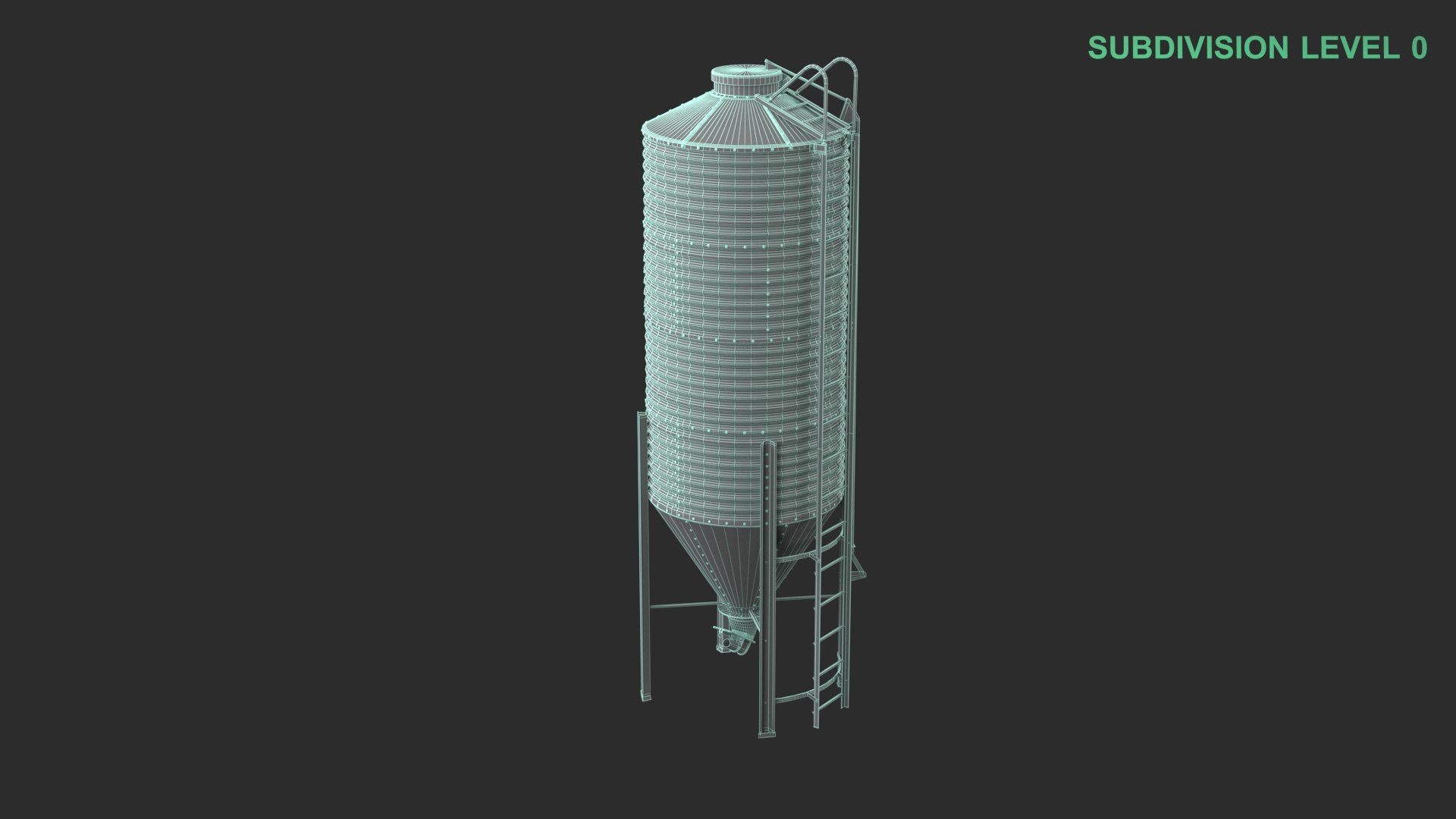 3D Model Grain Silo - TurboSquid 2363080