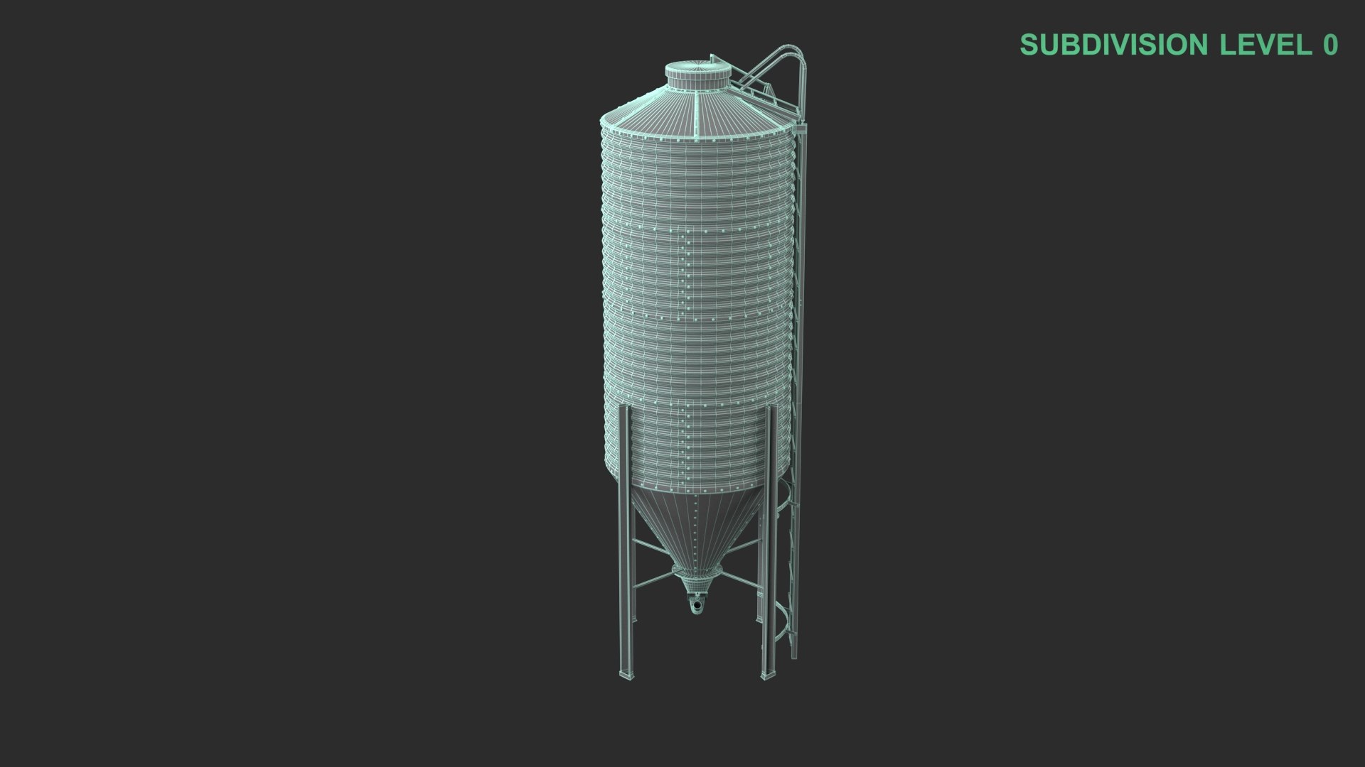 3D Model Grain Silo - TurboSquid 2363080
