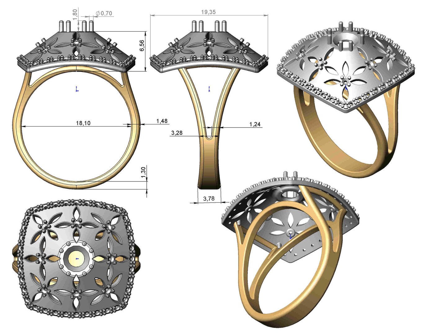 3d Model Of Ring
