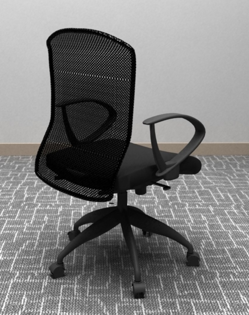 Work Chair Mesh 3d Model