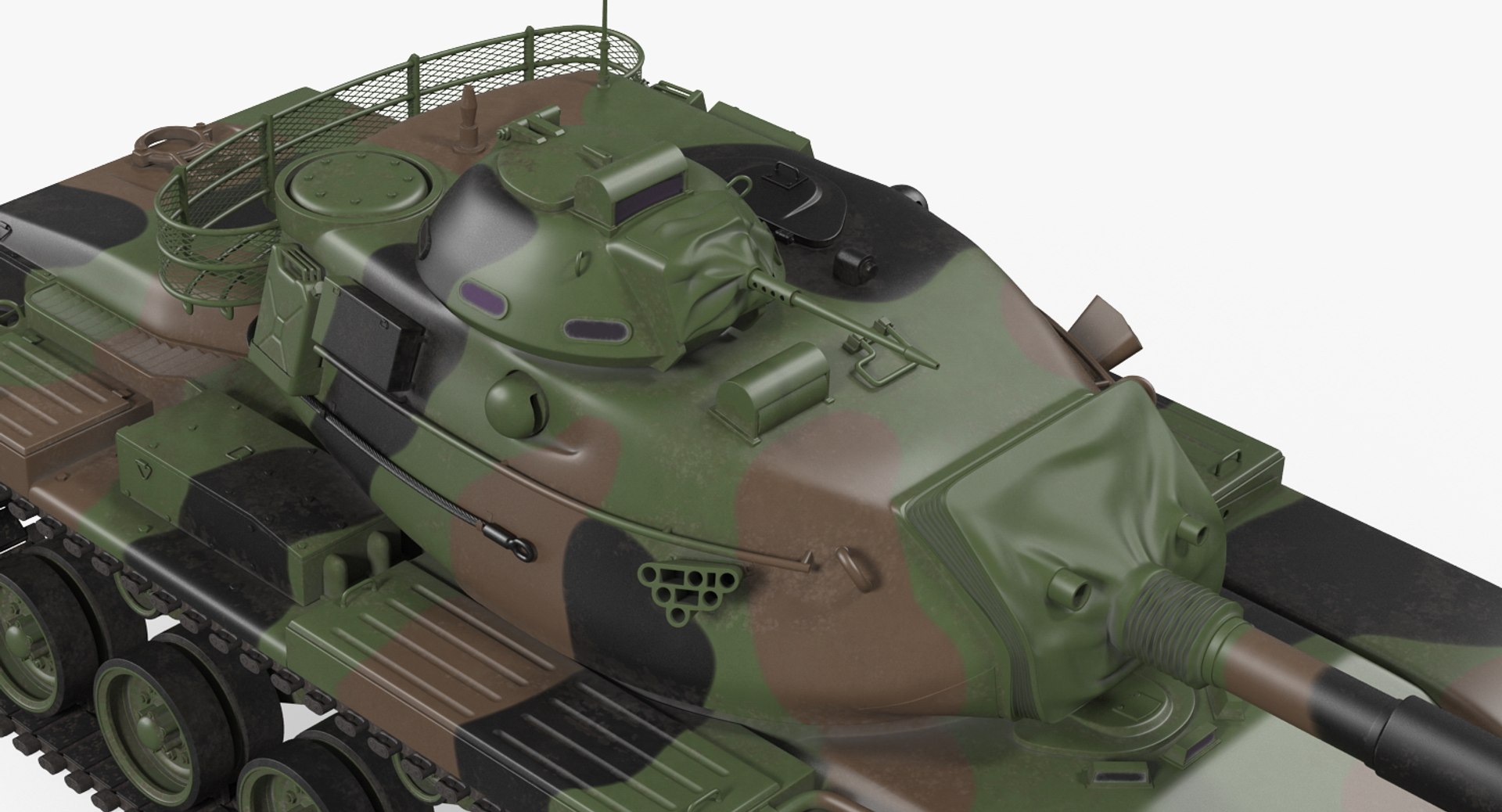 Combat Tank M60a3 Patton 3D Model - TurboSquid 1158195