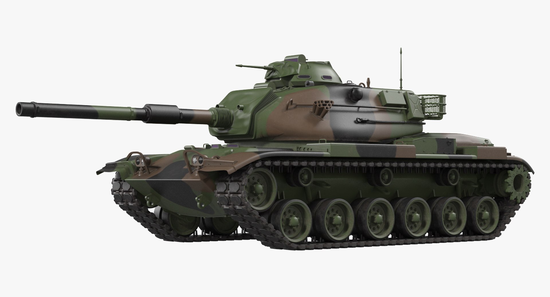 Combat Tank M60a3 Patton 3D Model - TurboSquid 1158195