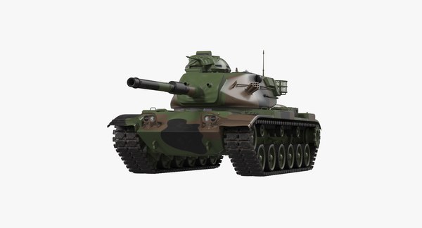 Combat tank m60a3 patton 3D model - TurboSquid 1158195