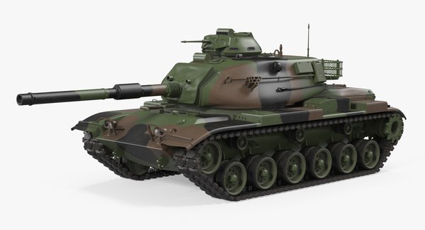 Combat tank m60a3 patton 3D model - TurboSquid 1158195