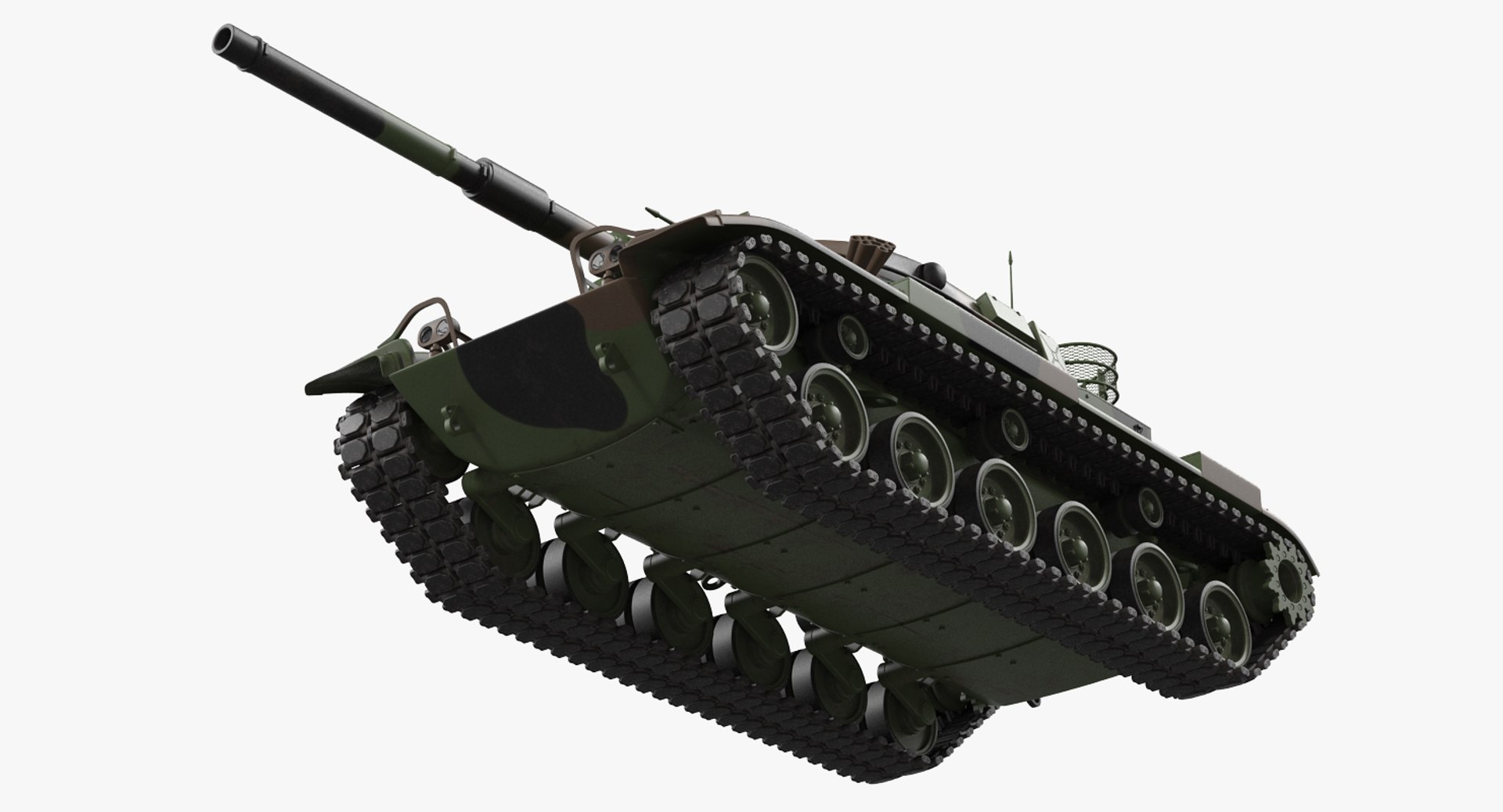 Combat Tank M60a3 Patton 3D Model - TurboSquid 1158195