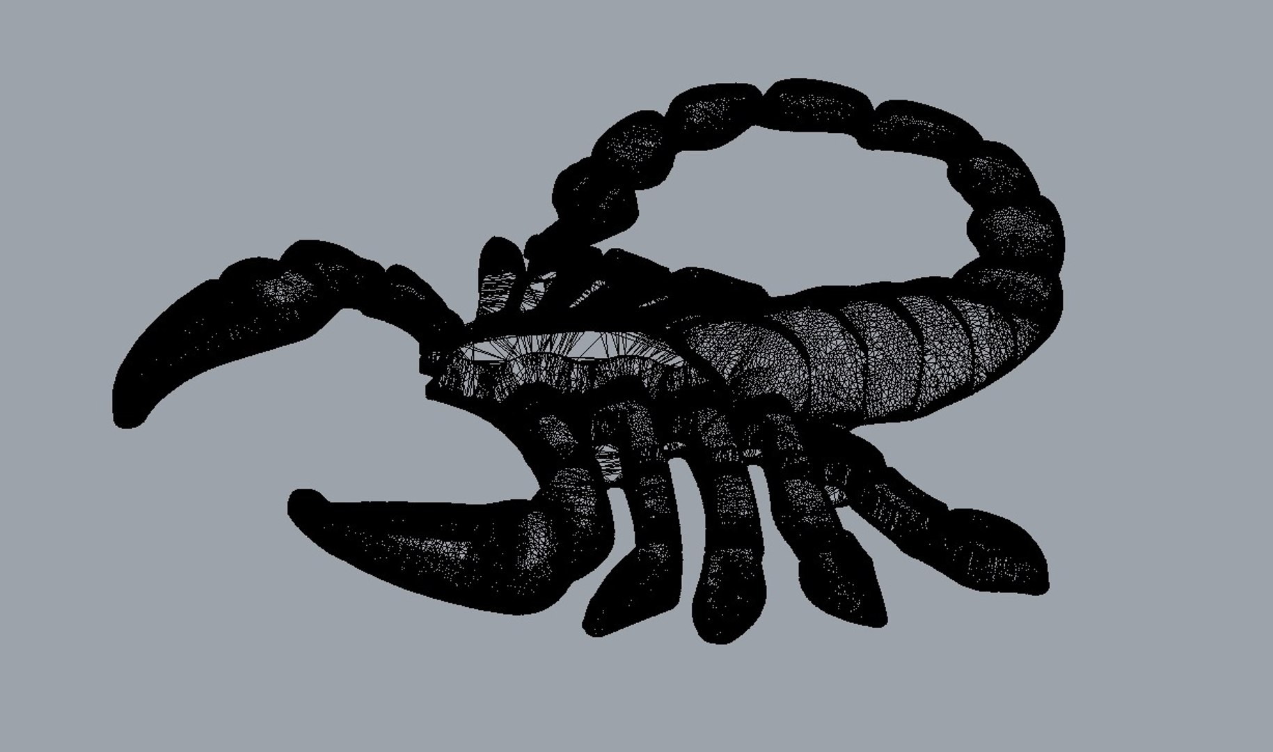 3d Model Zodiac Scorpio Pendant