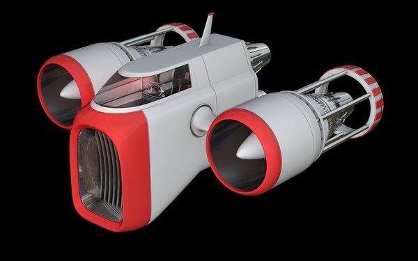 3d short range fighter cockpit model