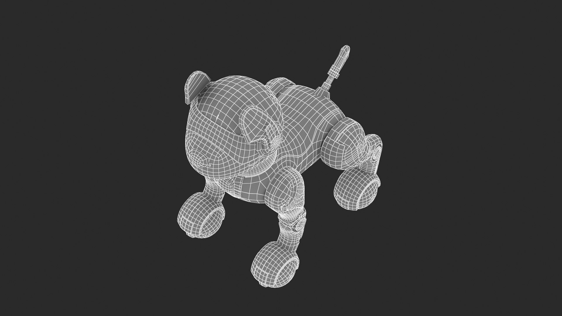 Robot Dog Model - TurboSquid 1626911