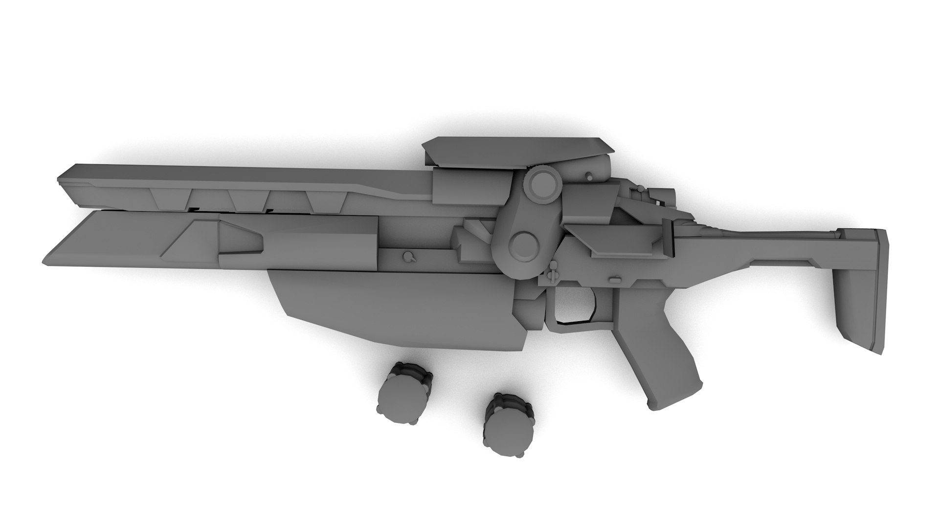 Energy Rifle 3D Model - TurboSquid 2350566
