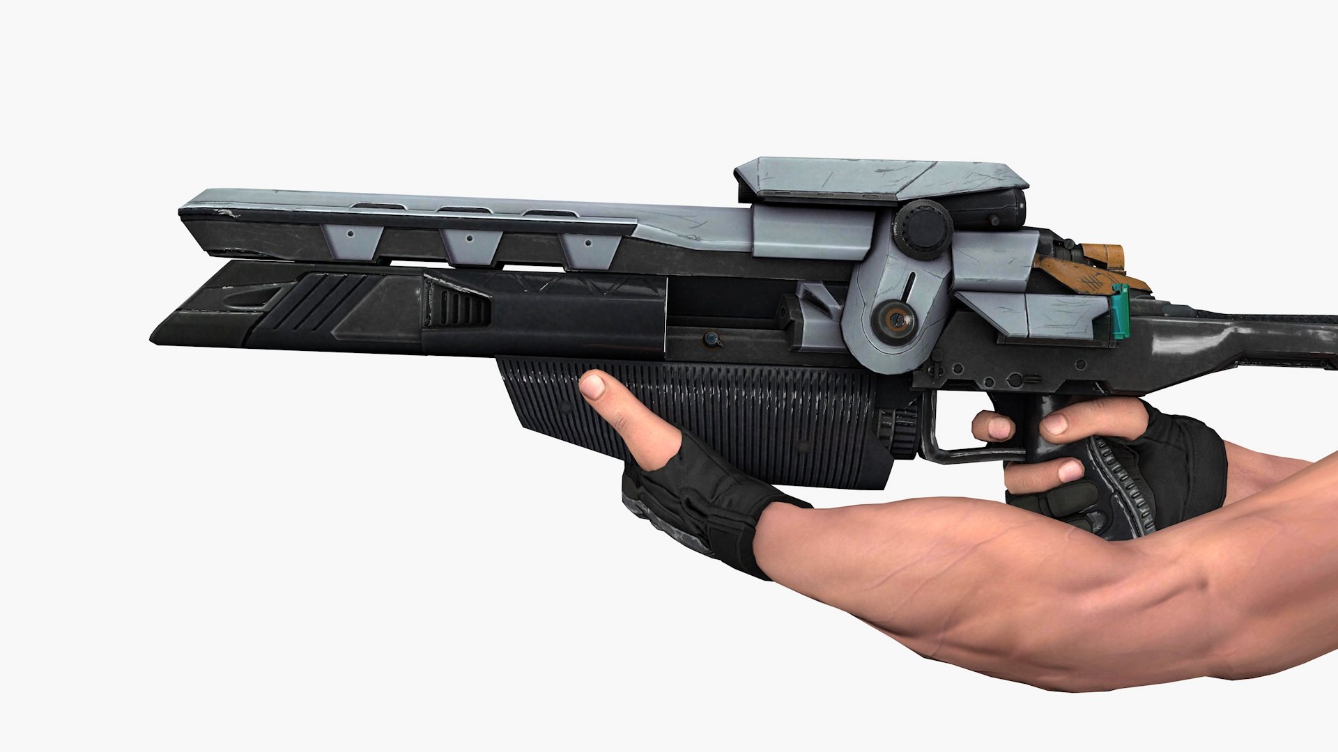 Energy Rifle 3D Model - TurboSquid 2350566