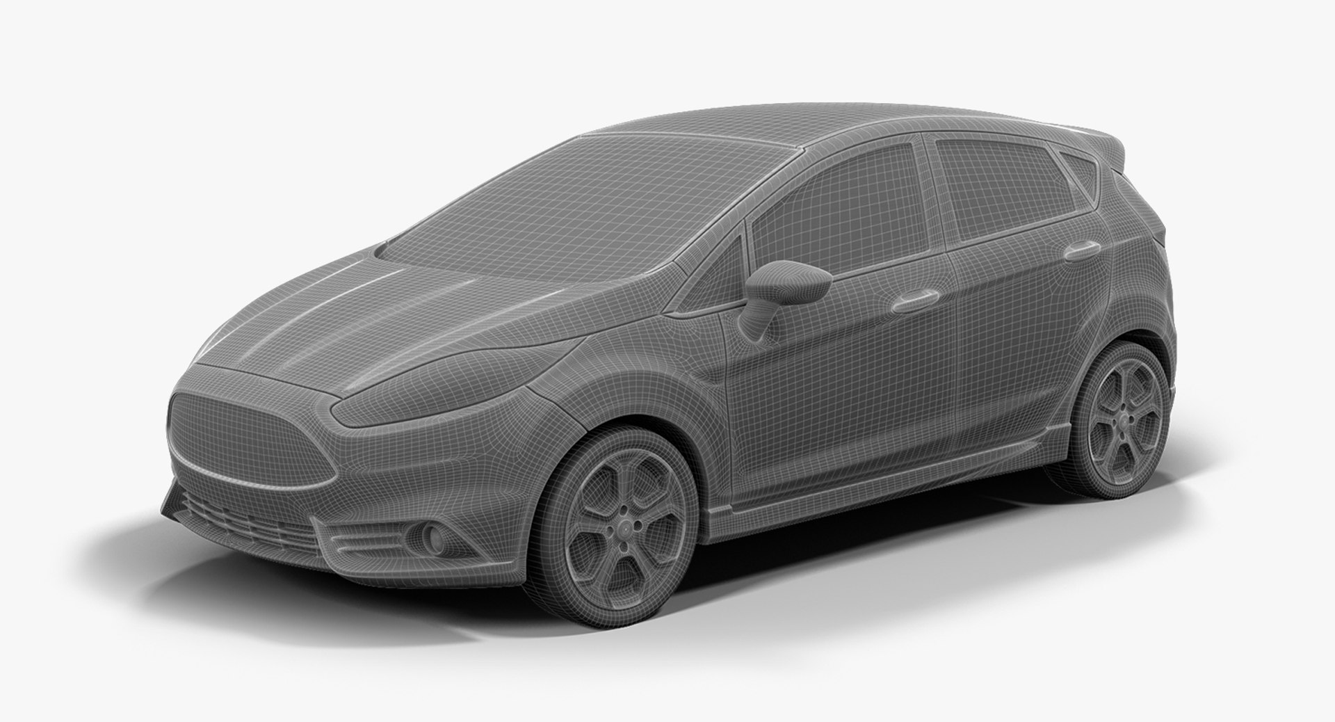 2015 Fiesta St Stl 3d Model
