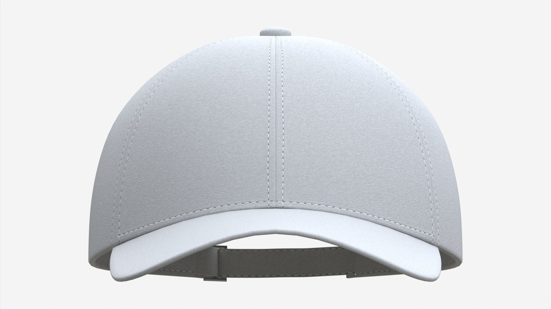 3D Baseball Cap Fabric Mockup White - TurboSquid 2043330