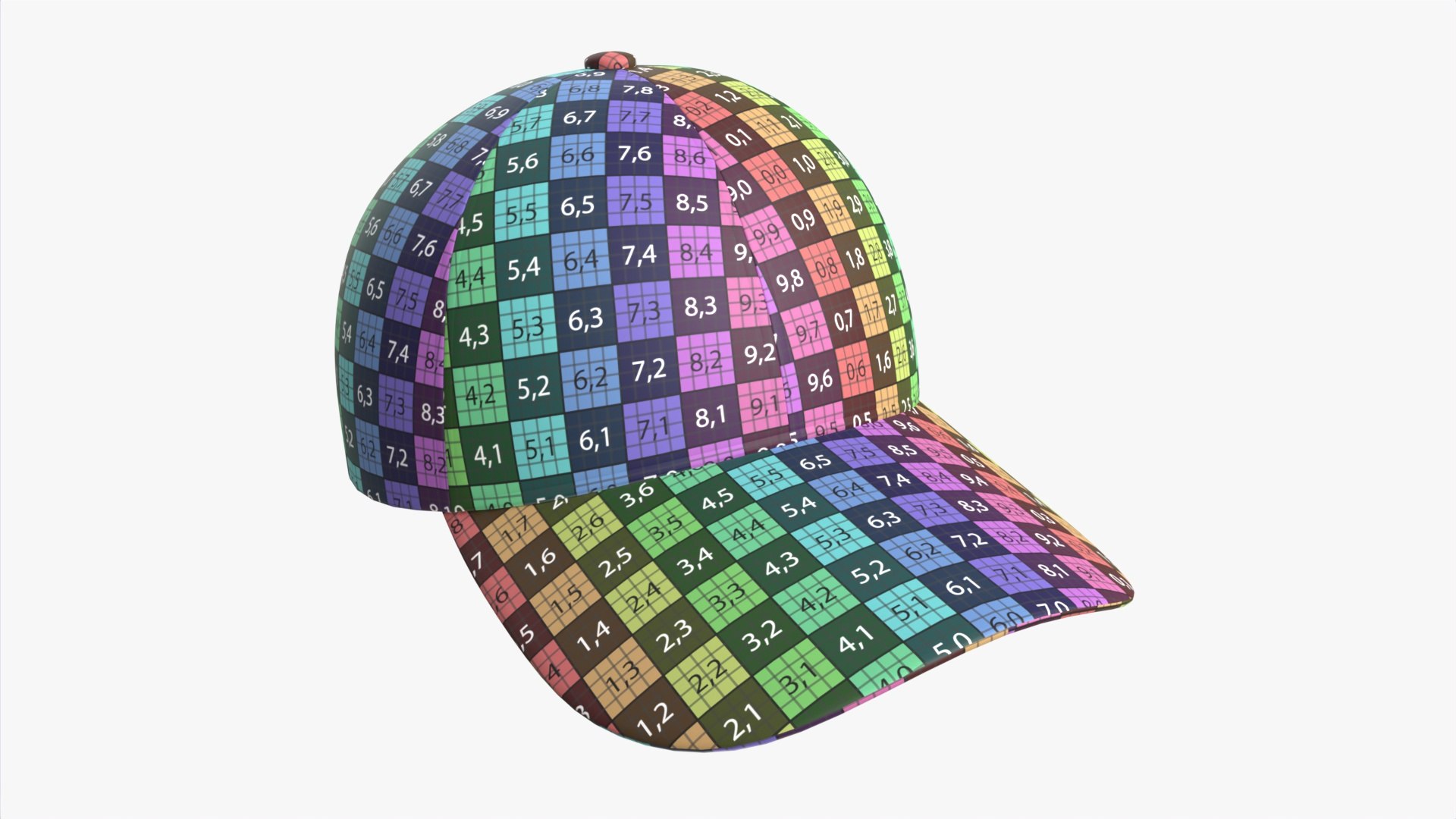 3D Baseball Cap Fabric Mockup White - TurboSquid 2043330
